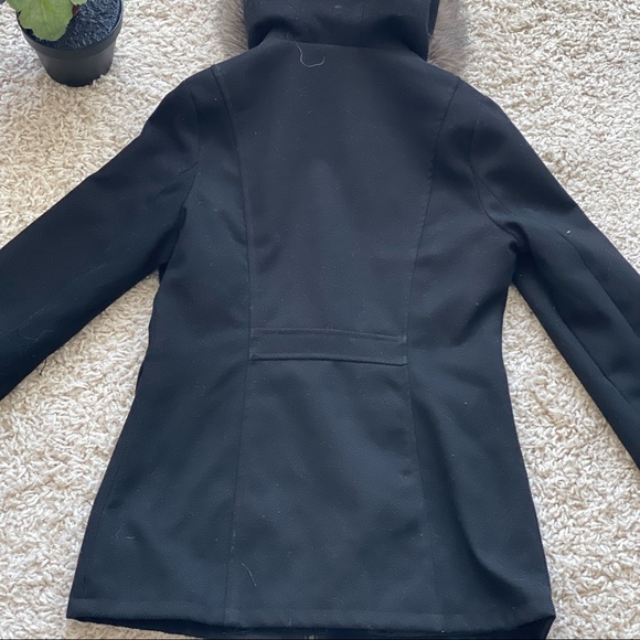 Mossimo Supply Co. | Jackets & Coats | Mossimo Black Coat With Faux Fur ...